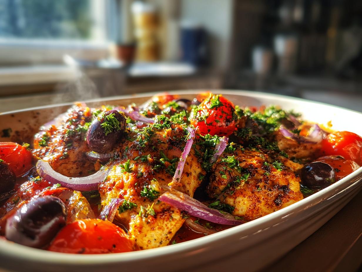 Slow Cooker Greek Chicken with Olives and Tomatoes - RecipesMom